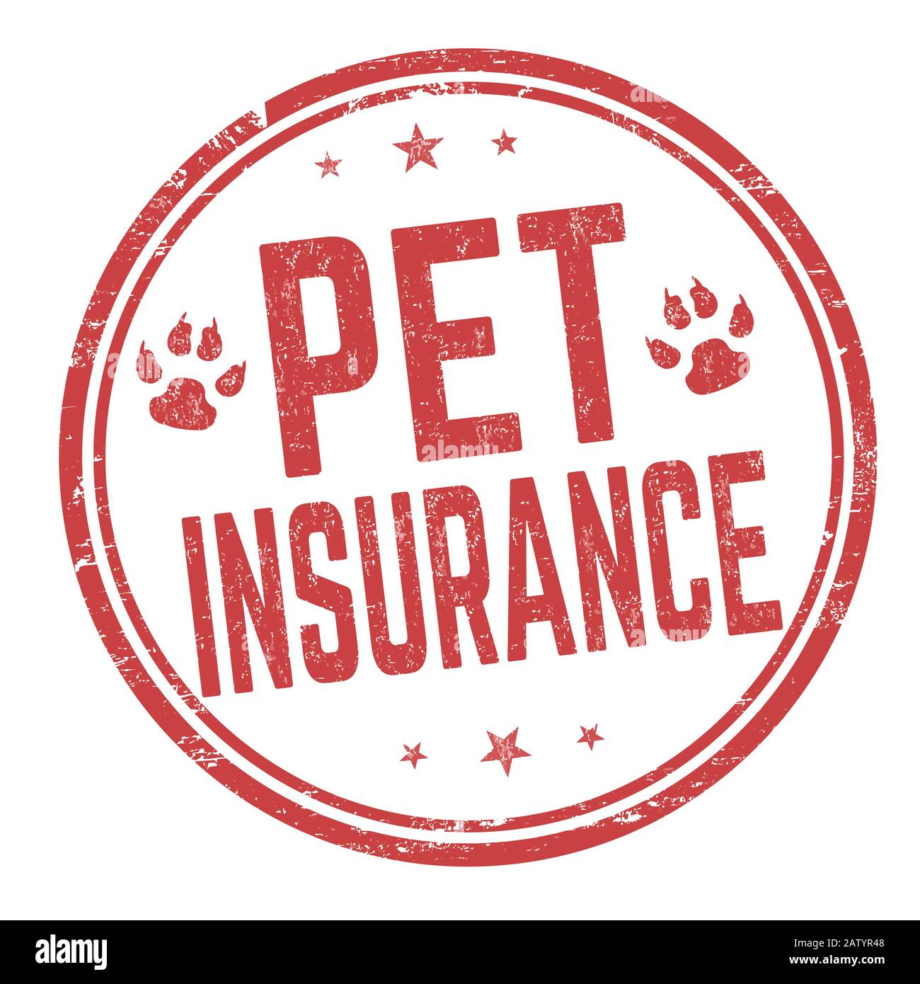 Grunge paw print vector Stock Vector Images - Alamy