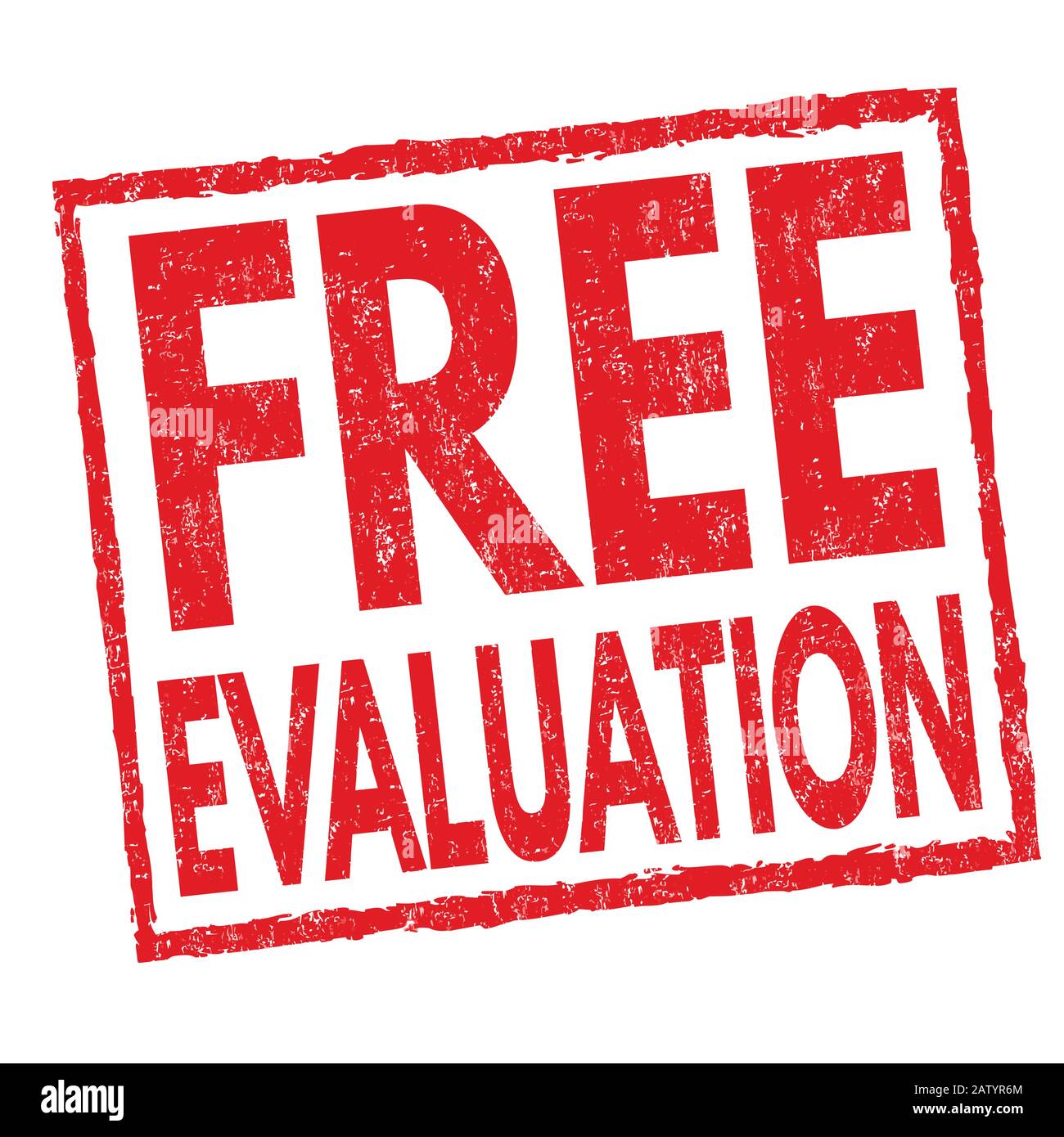 Free evaluation sign or stamp on white background, vector illustration ...