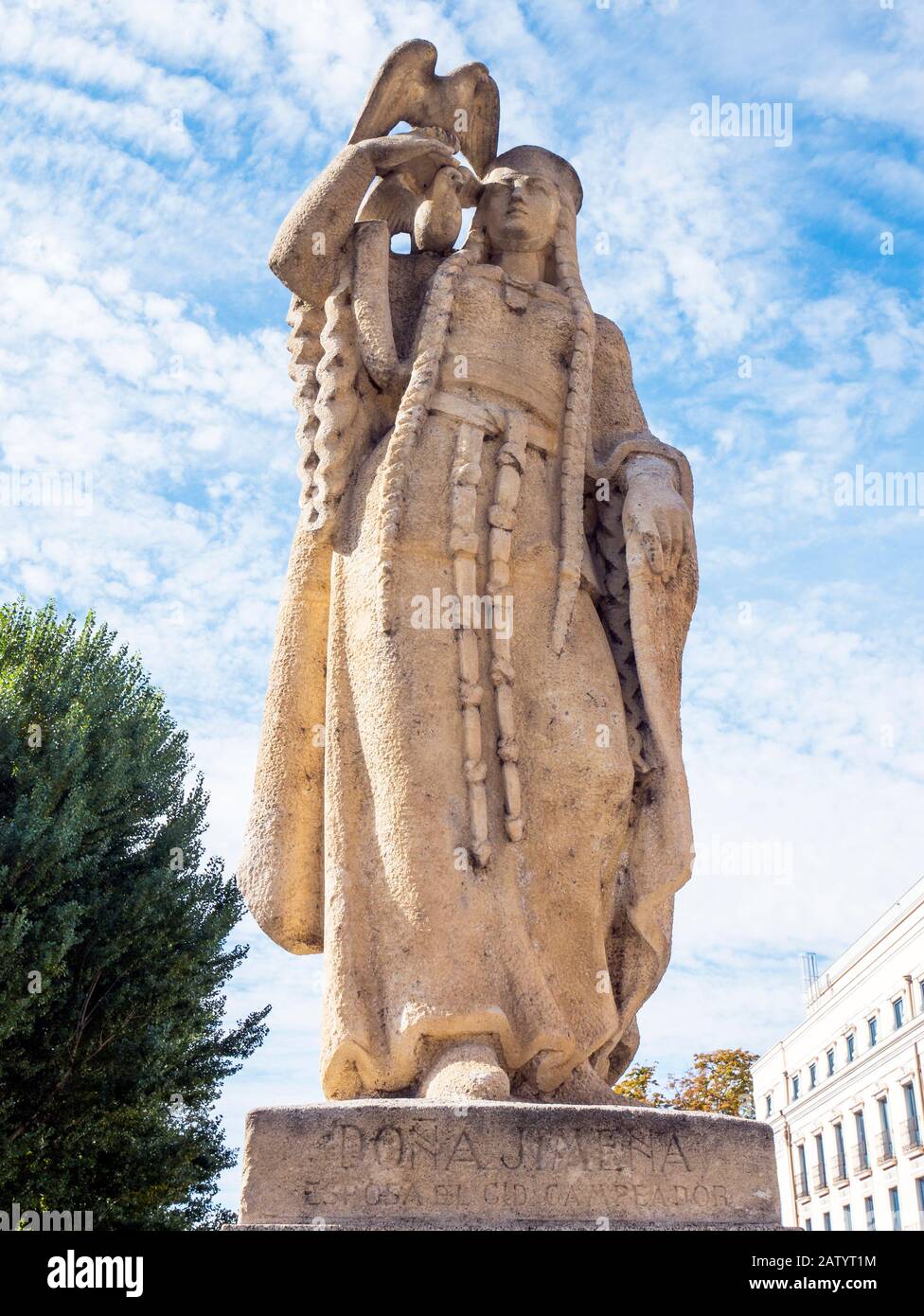 Doña Jimena esposa del Cid. Burgos. Castilla León. España Stock Photo ...