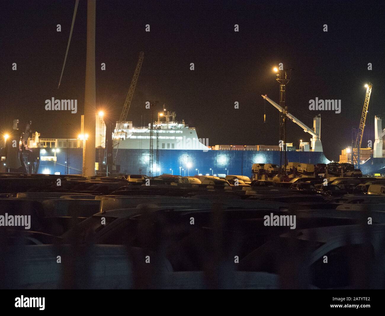 Sheerness, Kent, UK. 5th Feb, 2020. The controversial Saudi arms ship ...