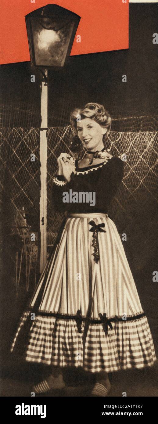 1956 , GERMANY : The german singer and writer LALE ANDERSEN ( 1905 ...