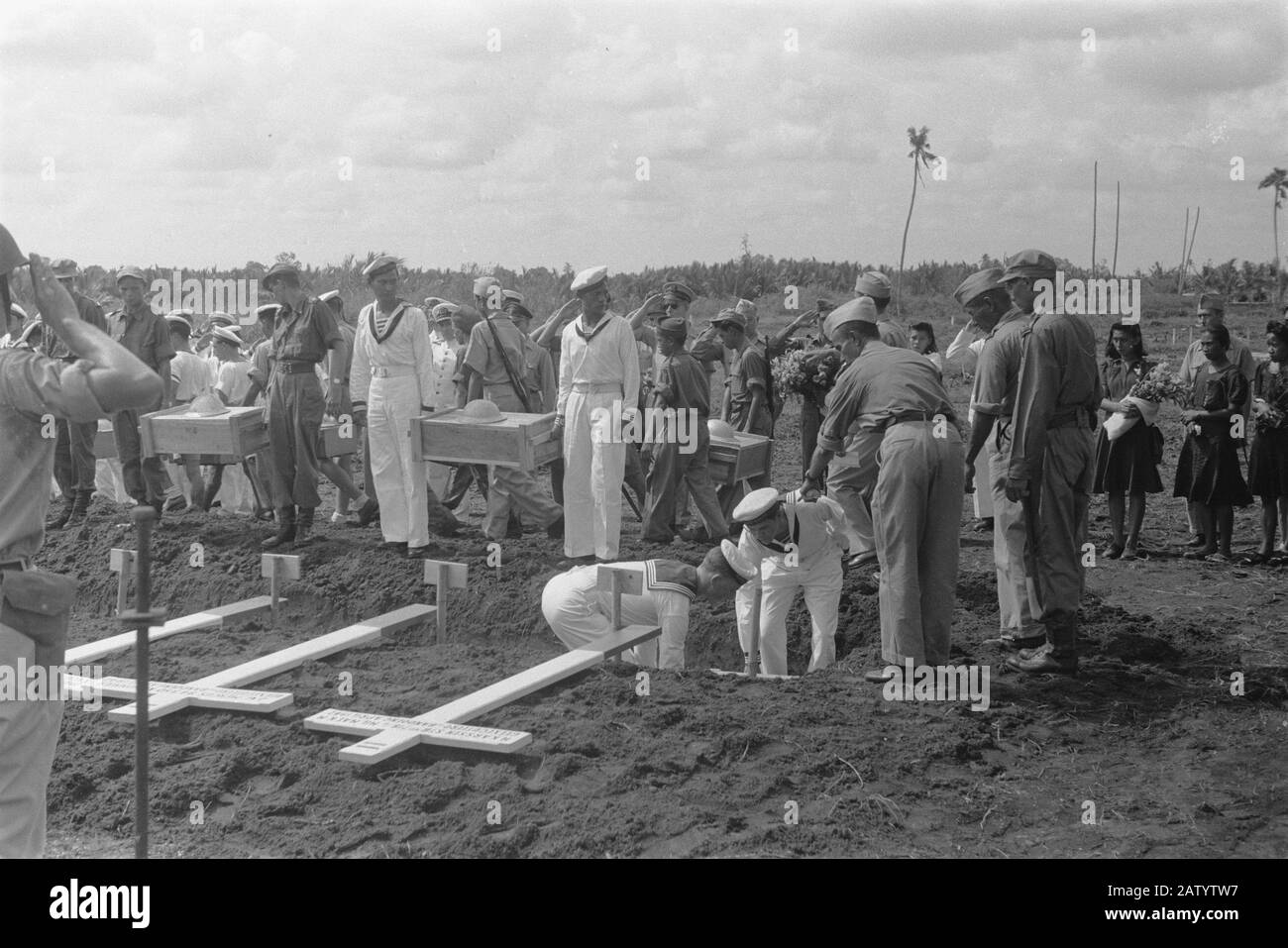 reburied at the cemetery Anjol of the war executed soldiers Navy and ...
