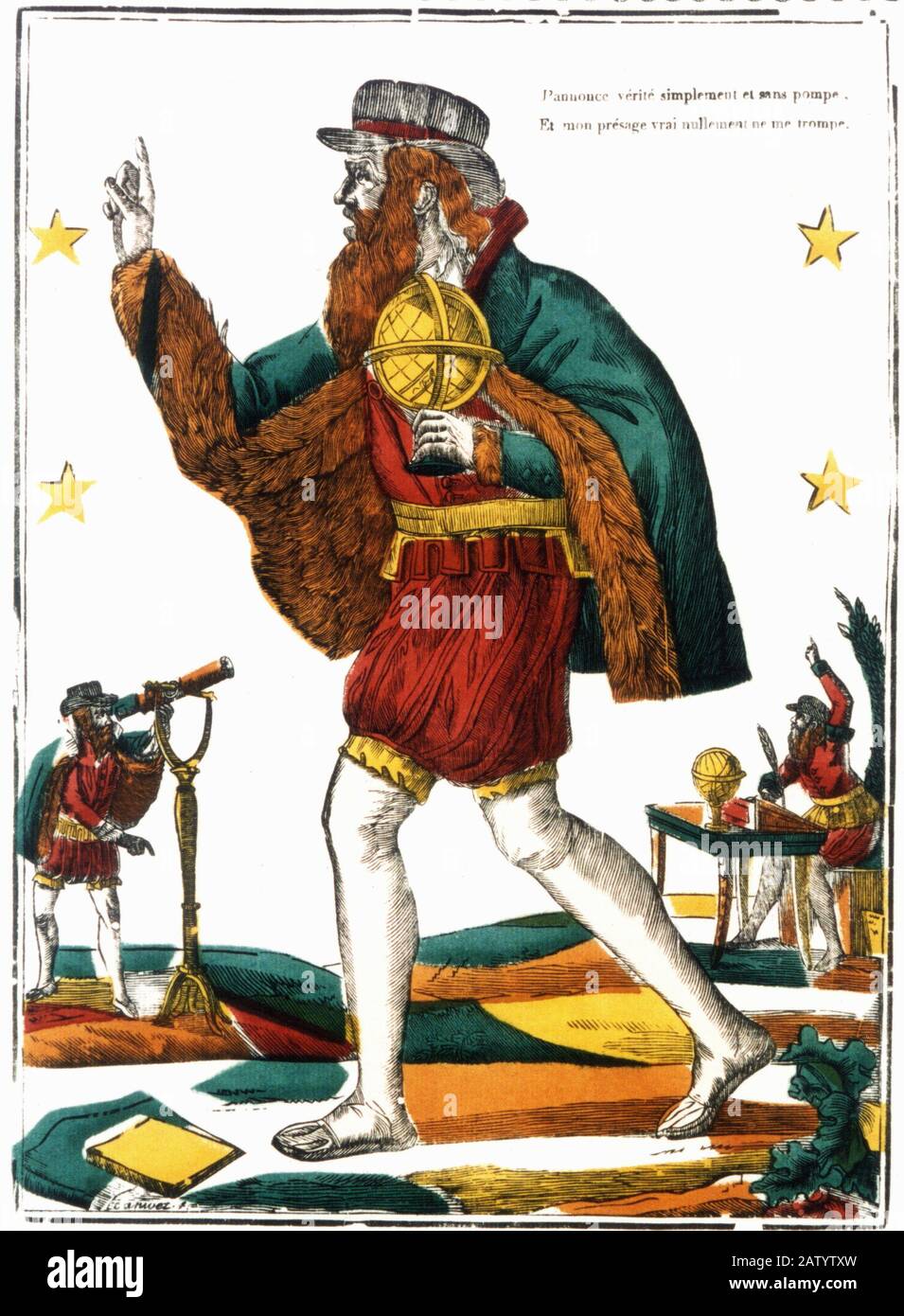 The french seer prophet , doctor of Kings and astrologue Michel de ...