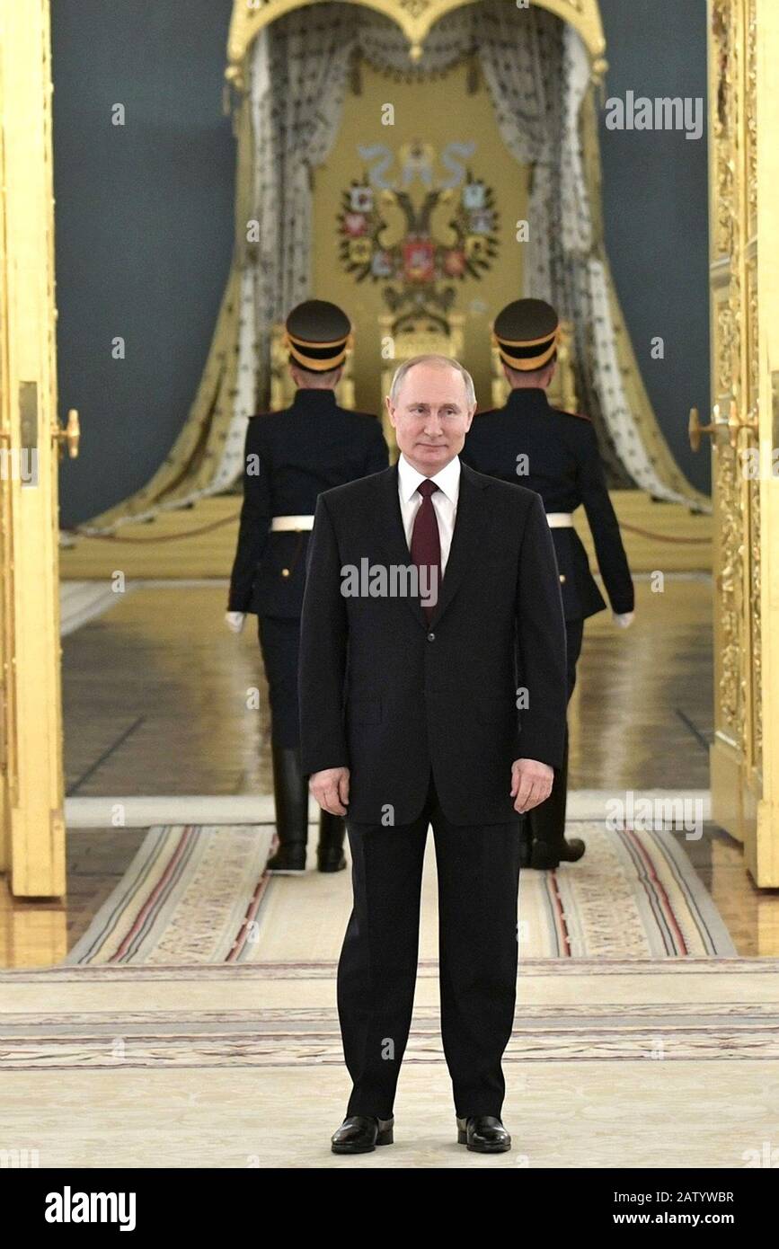Moscow, Russia. 05th Feb, 2020. Russian President Vladimir Putin during ...