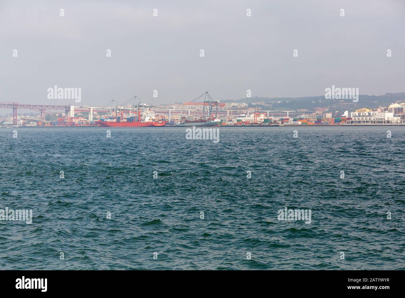 Lisbon, River Tagus Stock Photo - Alamy