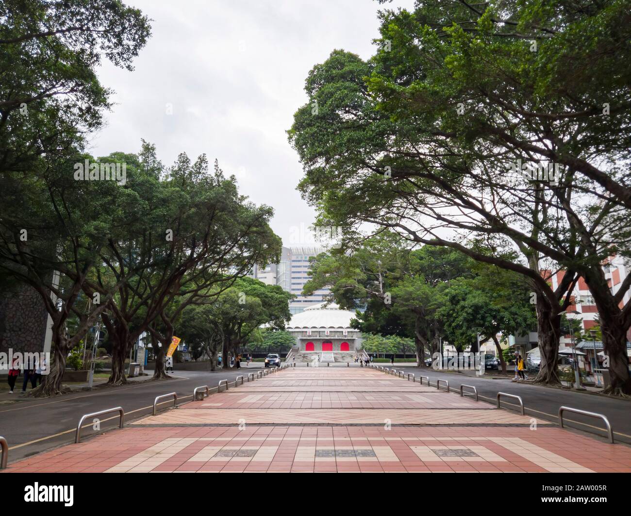 Taipei, NOV 5: Morning view of the Chung Mei Auditorium of Fu Jen ...