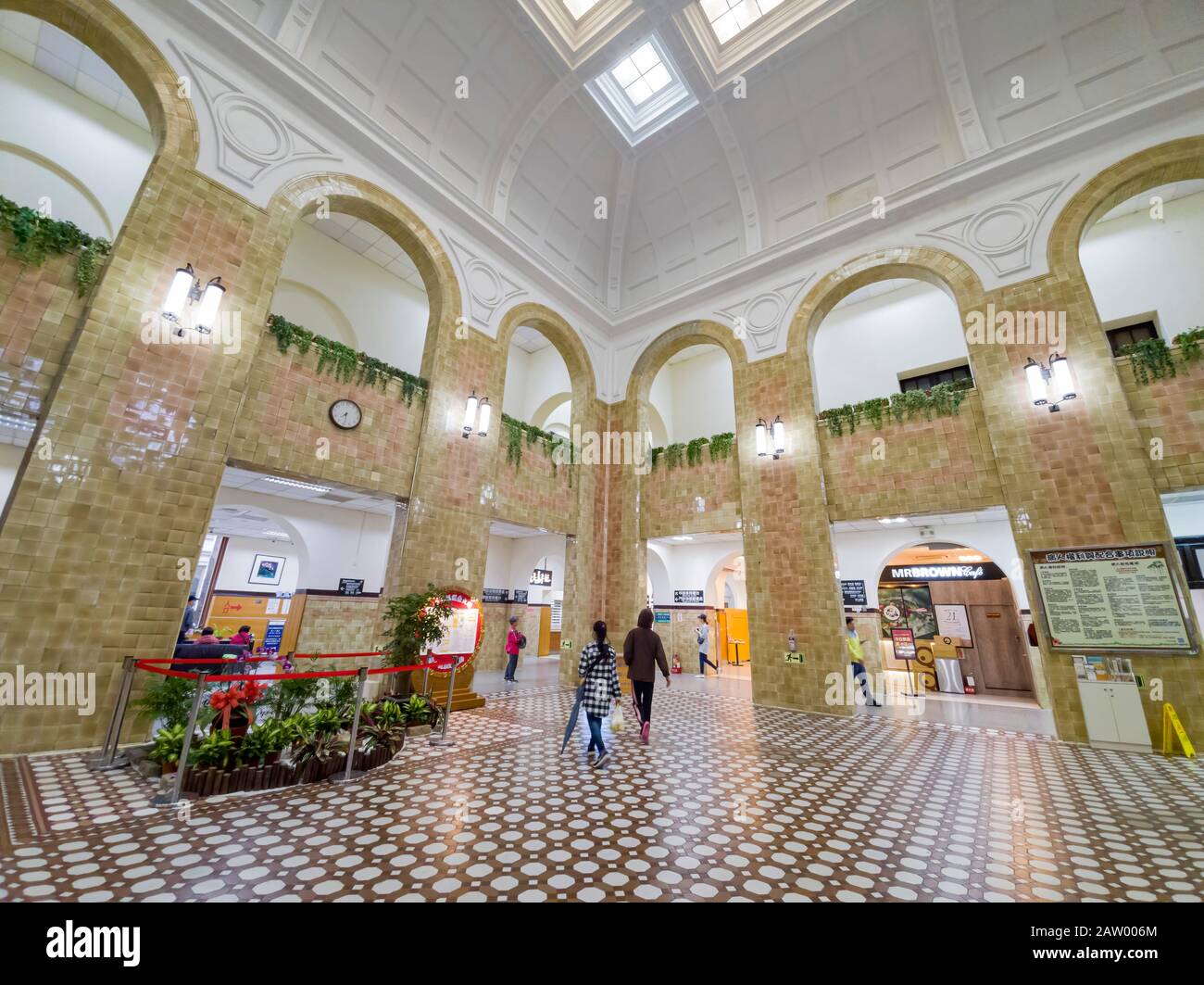 Taipei, NOV 8: Interior view of the National Taiwan University Hospital ...