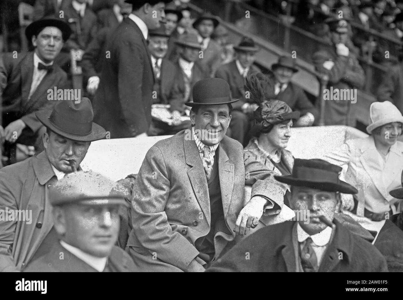 Boxer Jim Corbett (center) and Blossom Seeley (wife of Rube Marquard ...