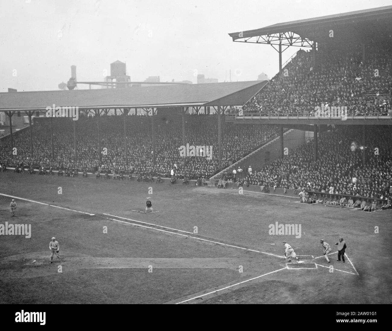 Shibe Park in Philadelphia, PA - 1913 World Series 10/8/13 Stock Photo ...