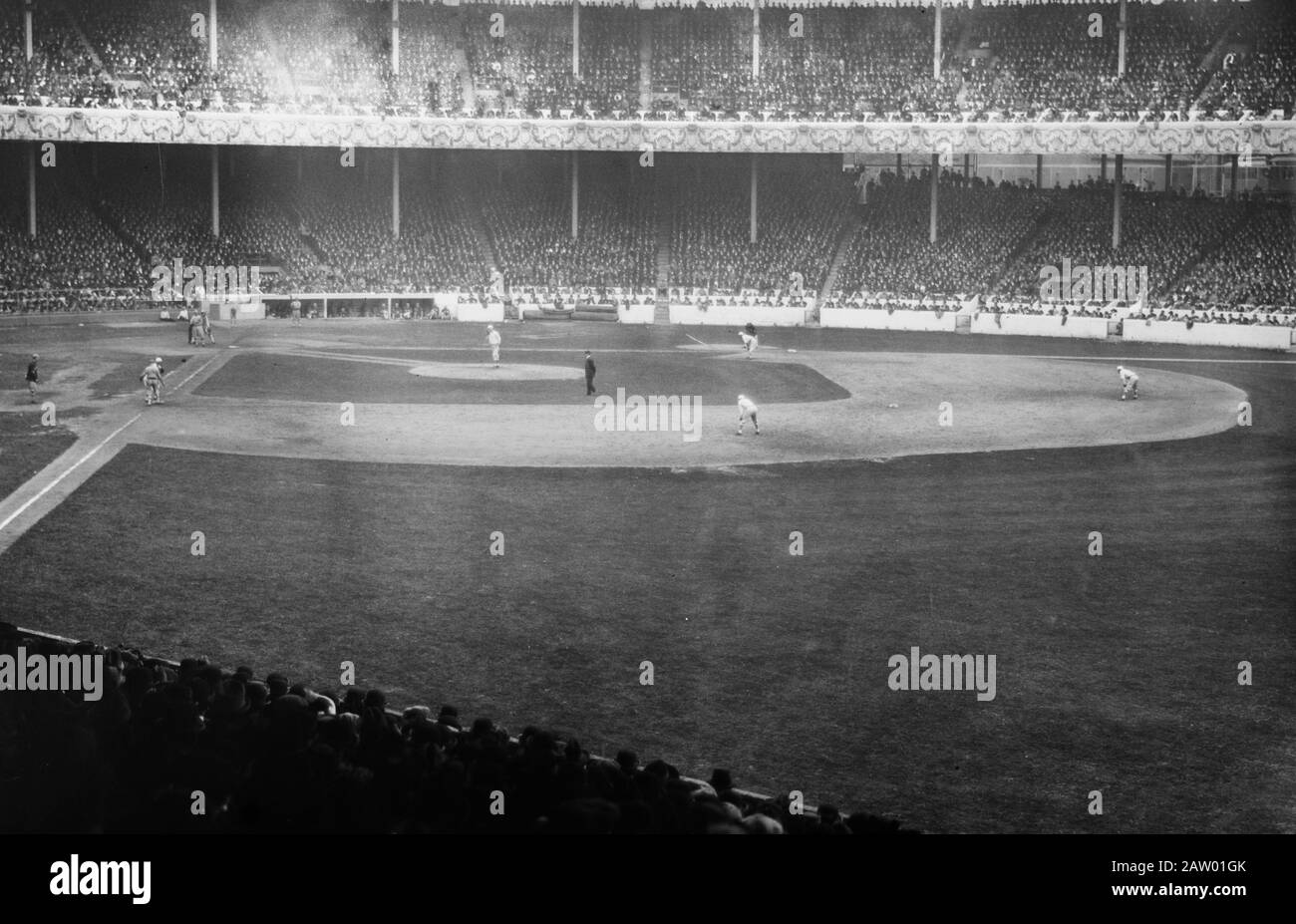 First Game - 1913 World Series at the Polo Grounds in New York City ...