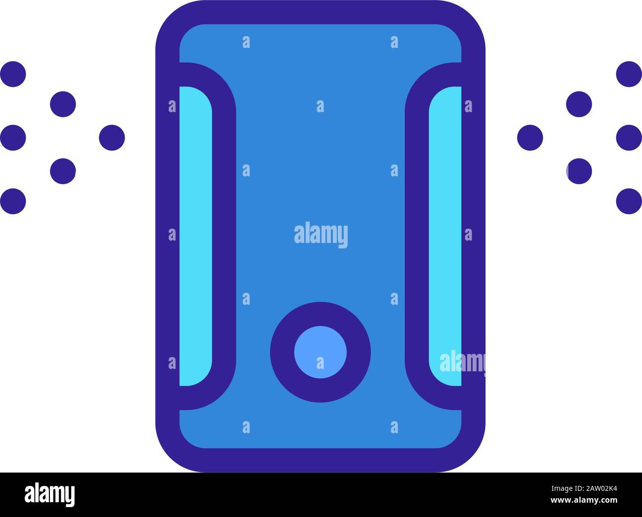 air purifier icon vector. Isolated contour symbol illustration Stock ...