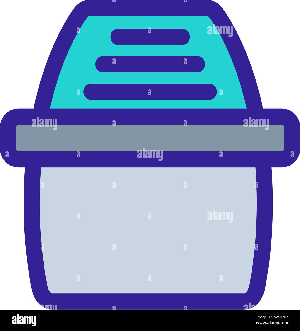 air purifier icon vector. Isolated contour symbol illustration Stock ...