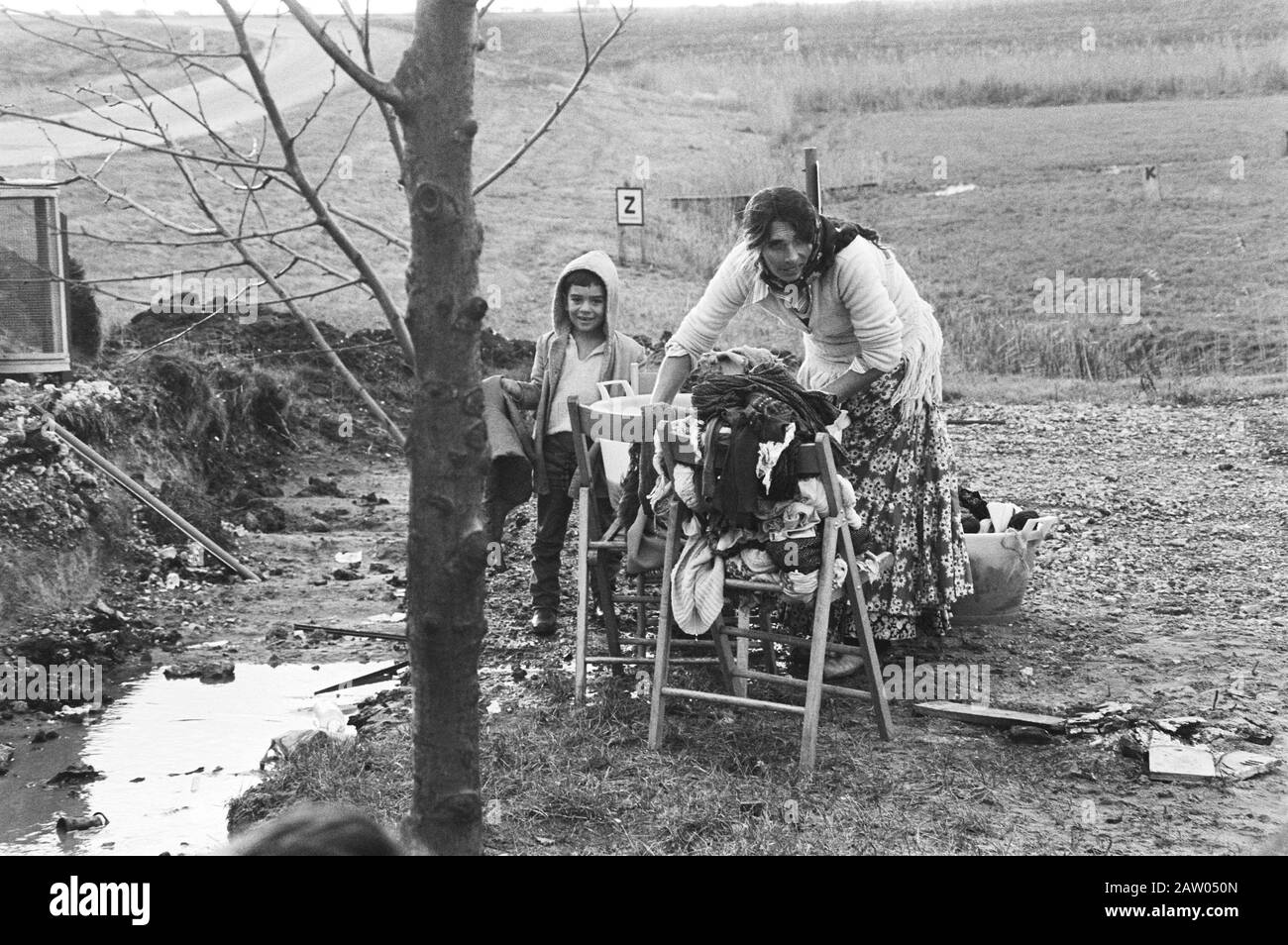 Currently staying there around Almere a group of gypsies who are ...