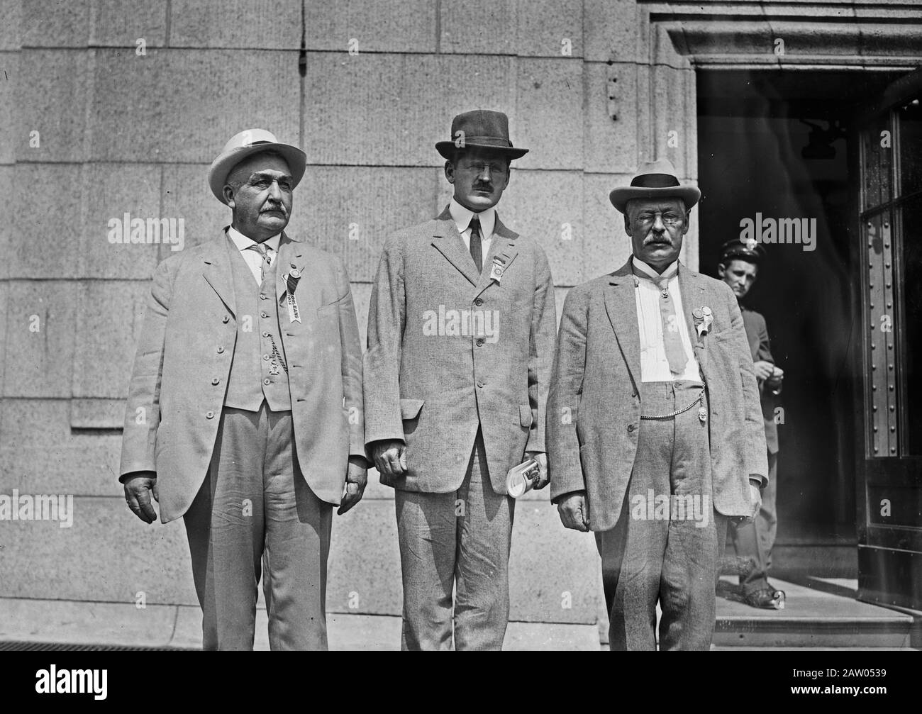 Photo shows August H. Runge (1852-1921), fire marshal of North Dakota ...