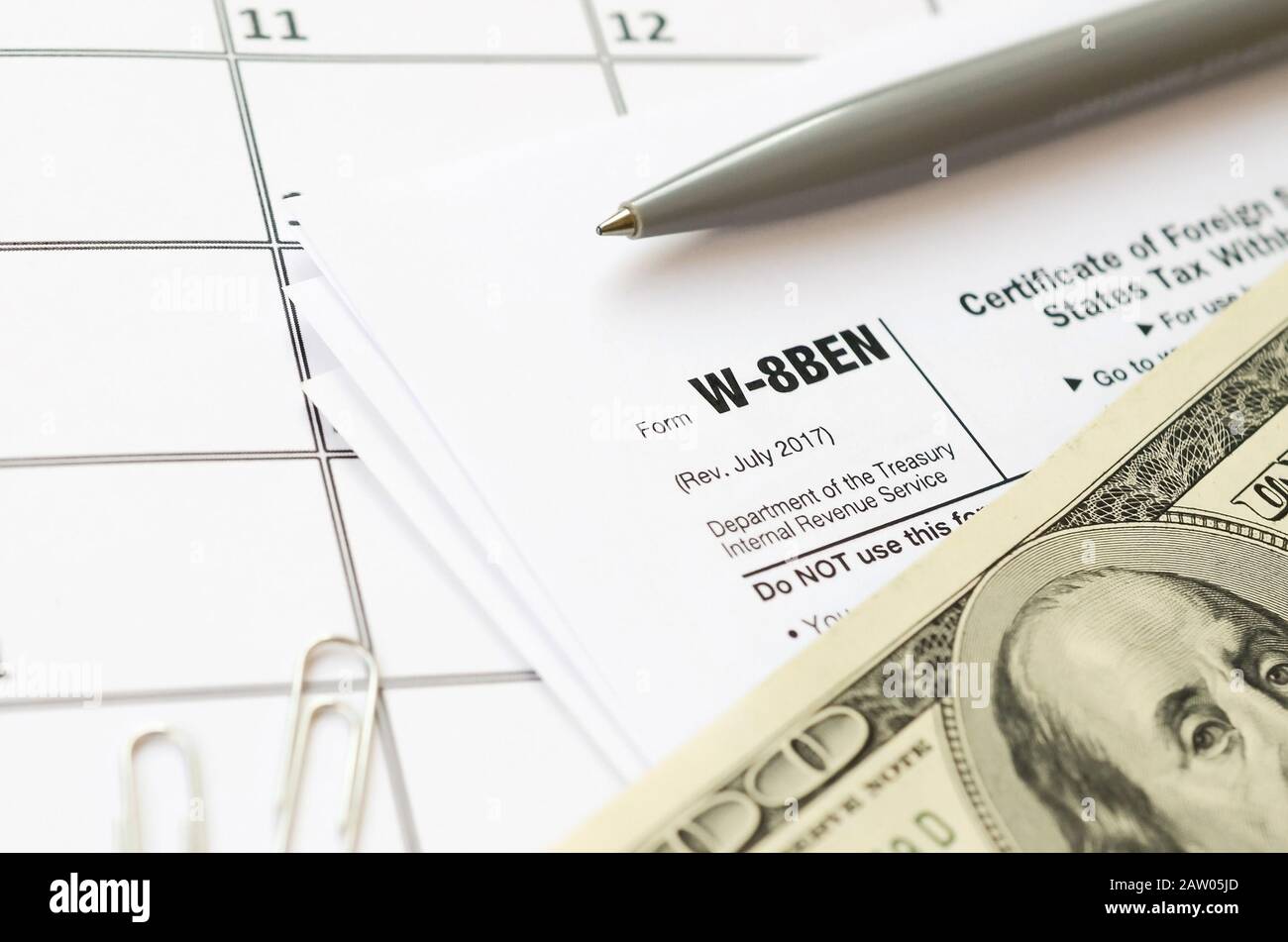 IRS Form W-8BEN Certificate of foreign status of beneficial owner for ...