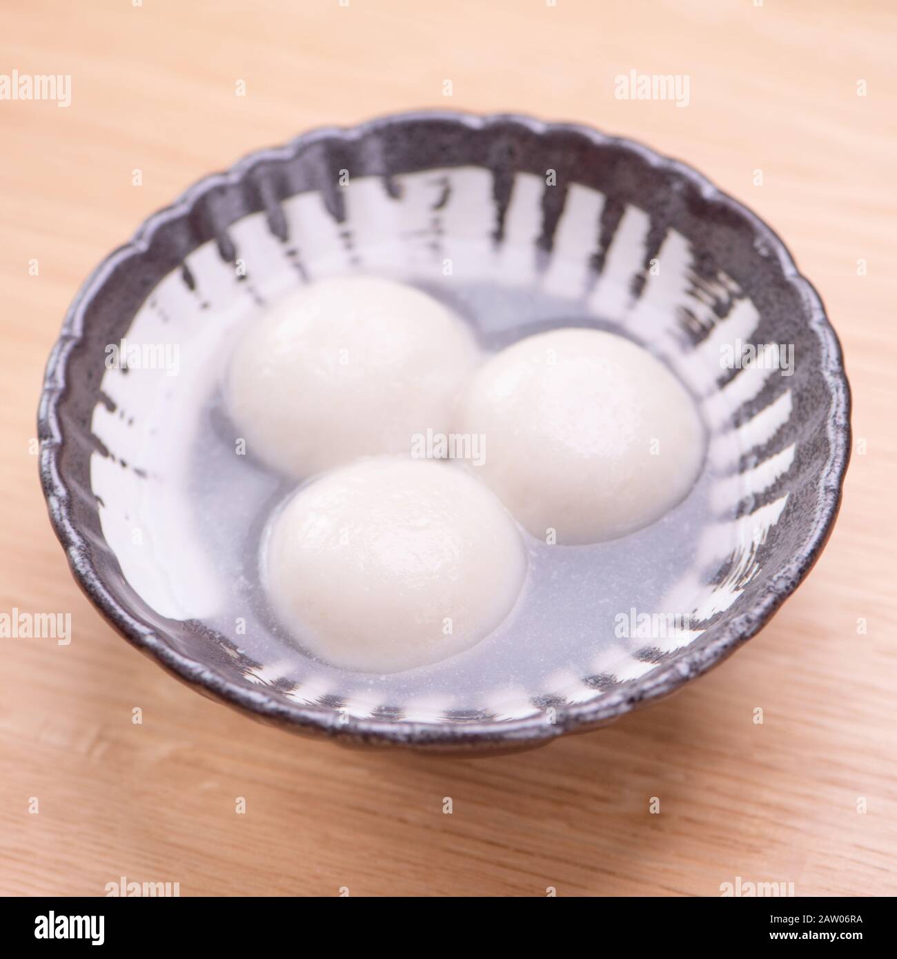 Tang yuan, tangyuan, yuanxiao in a small bowl. Delicious asian ...