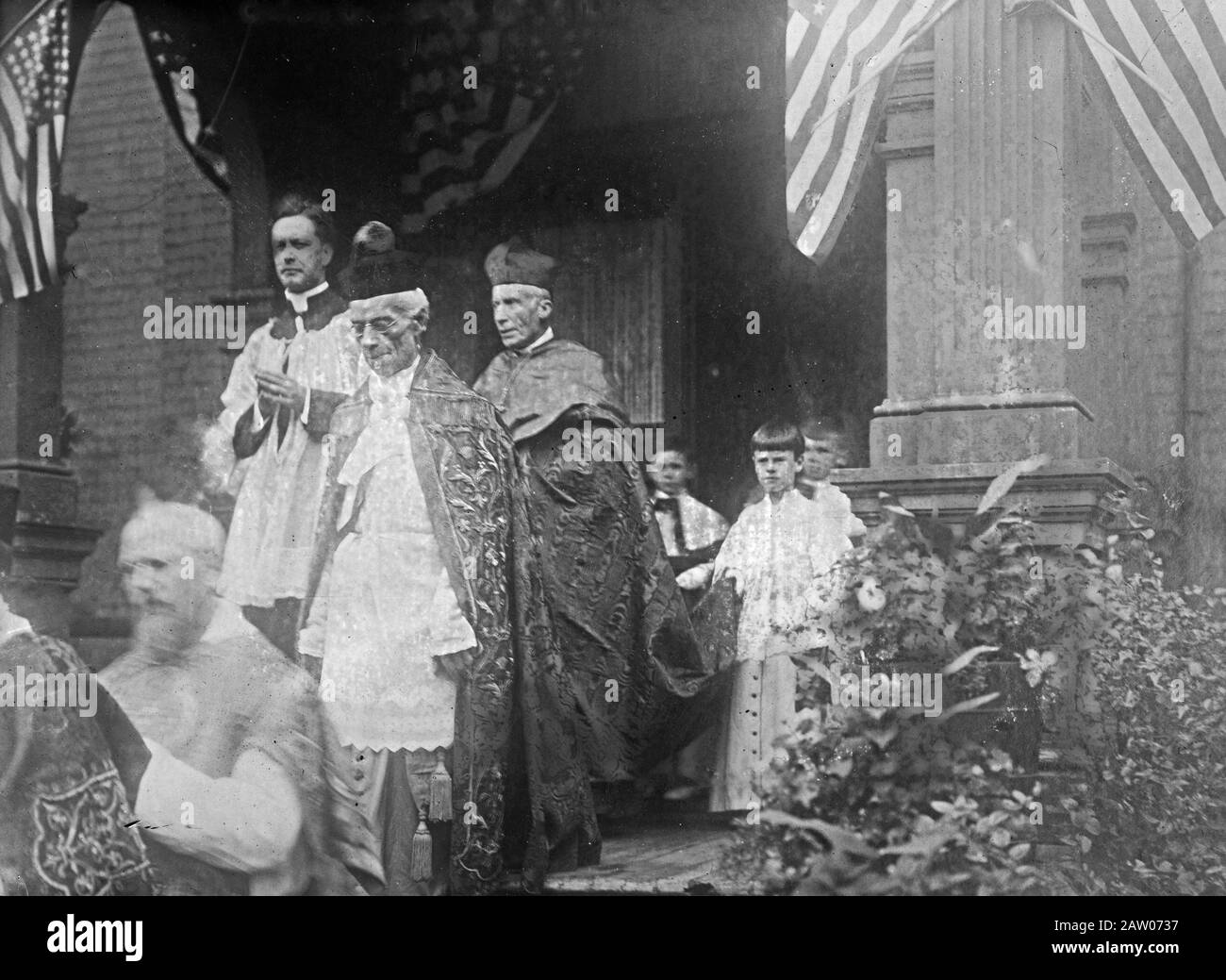 Cardinal James Gibbons attending a convention of the American ...
