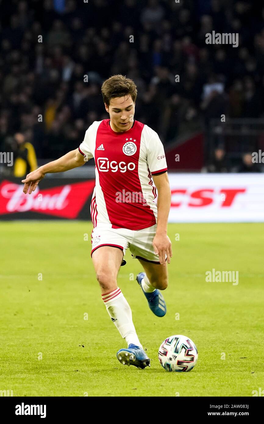 Carel Eiting (Ajax) during Eredivisie match Ajax-PSV on February, 2 ...