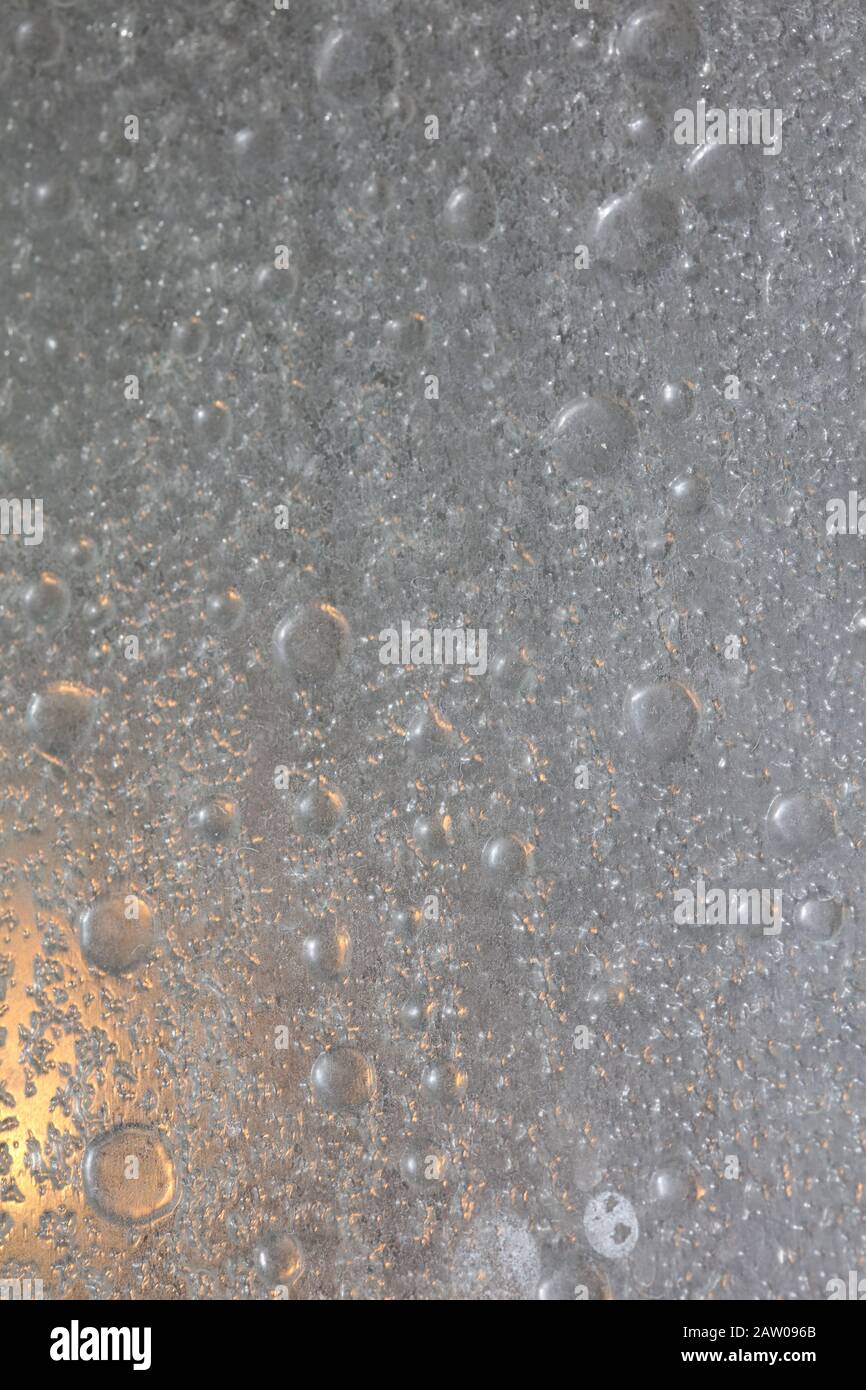 Water bubbles macro abstract bathroom window high quality background ...