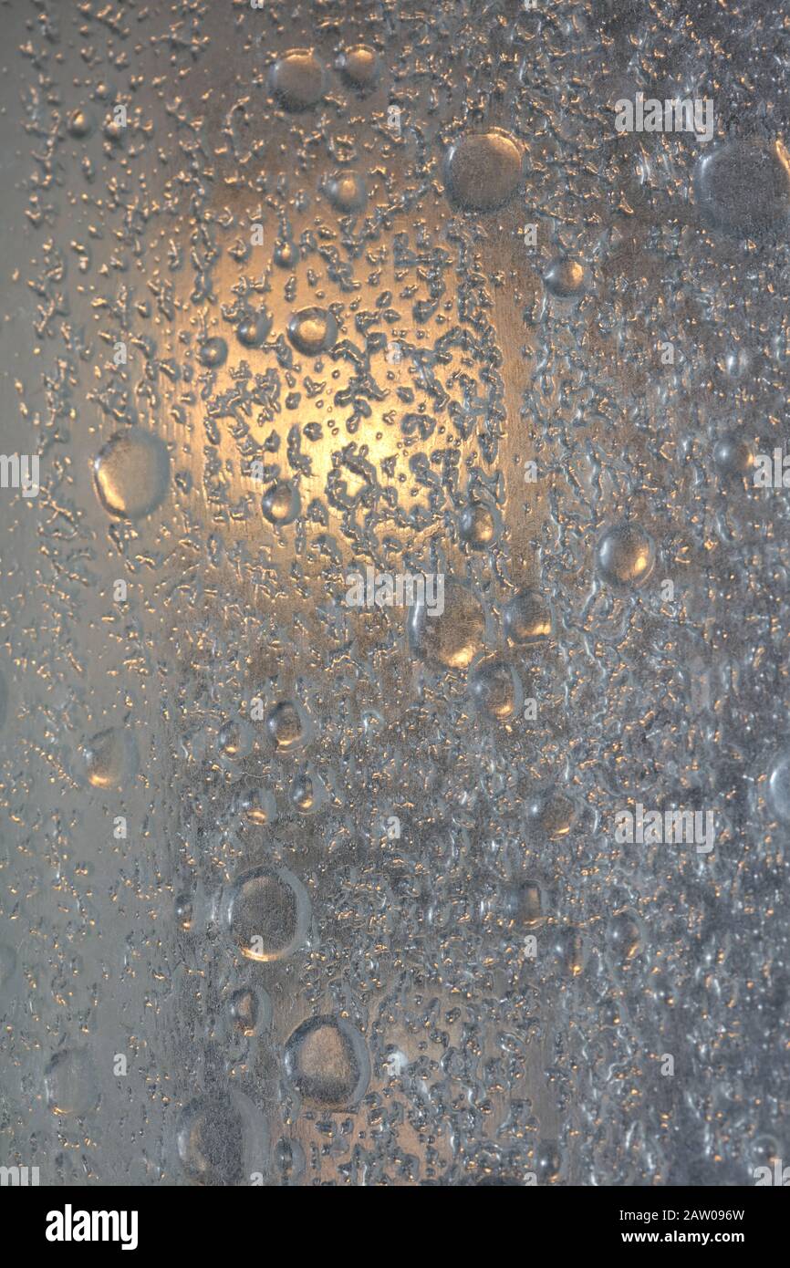 Water bubbles macro abstract bathroom window high quality background ...