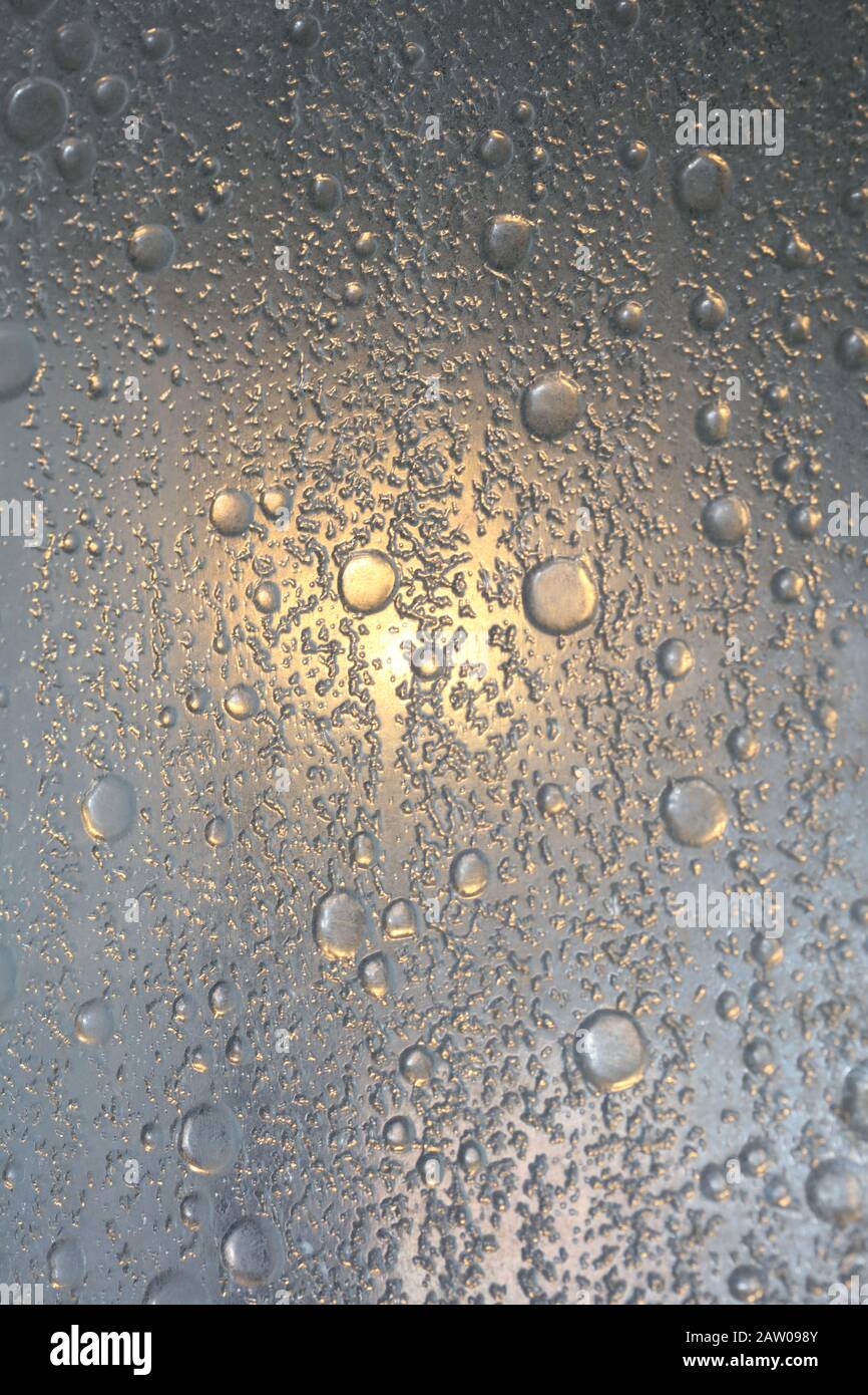 Water bubbles macro abstract bathroom window high quality background ...