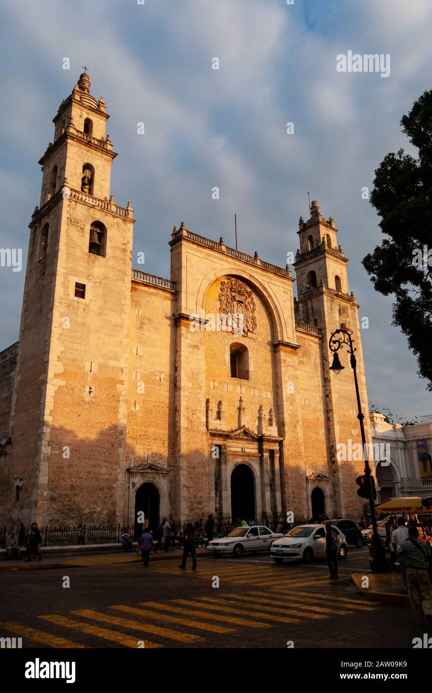 Catedral de San Ildefonso is the main cathedral of Merida, Yucatan ...