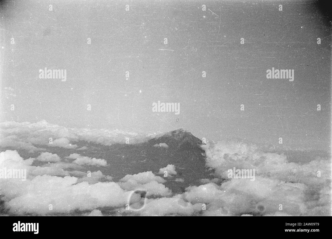 Aerial volcano Black and White Stock Photos & Images - Alamy