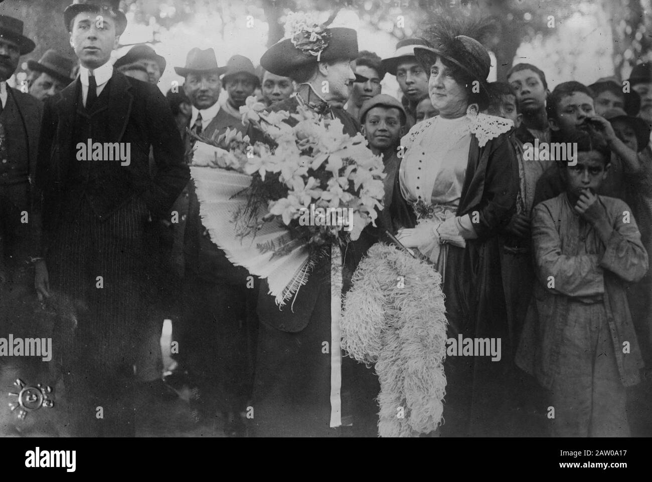 Mrs. Roosevelt (Edith Carow Roosevelt) in Rio de Janeiro, Brazil during ...