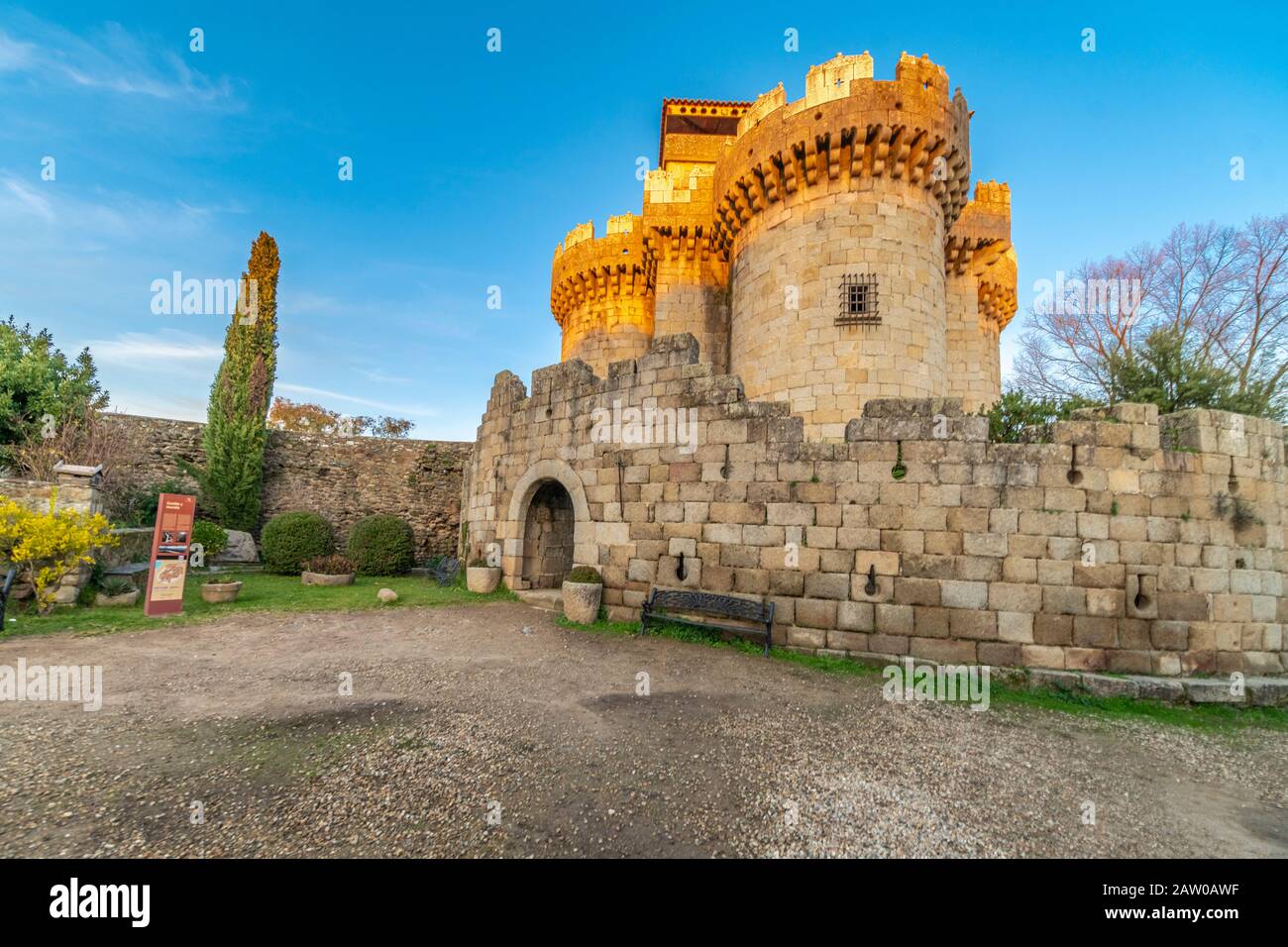 Medieval age scenery at the amazing and abandoned Granadilla town ...