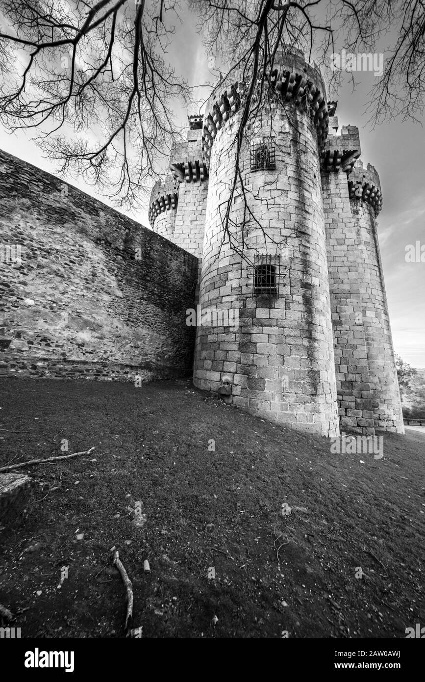 Medieval age scenery at the amazing and abandoned Granadilla town ...