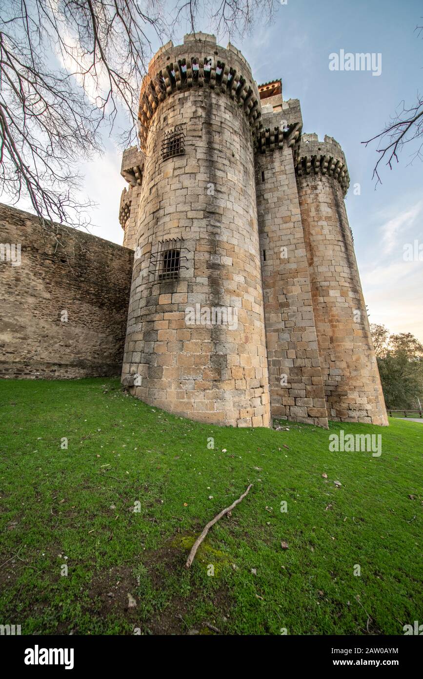 Medieval age scenery at the amazing and abandoned Granadilla town ...