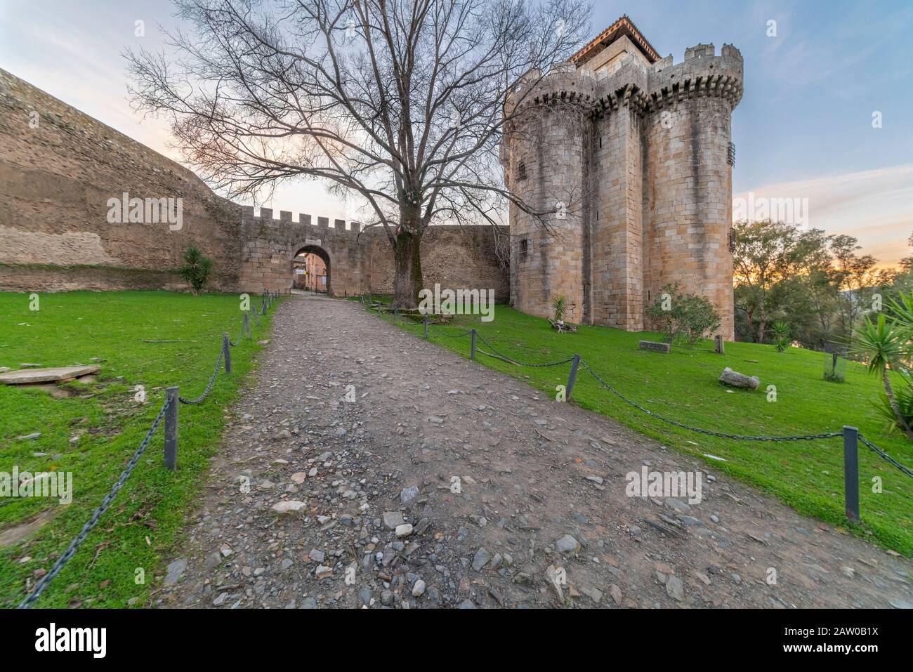 Medieval age scenery at the amazing and abandoned Granadilla town ...