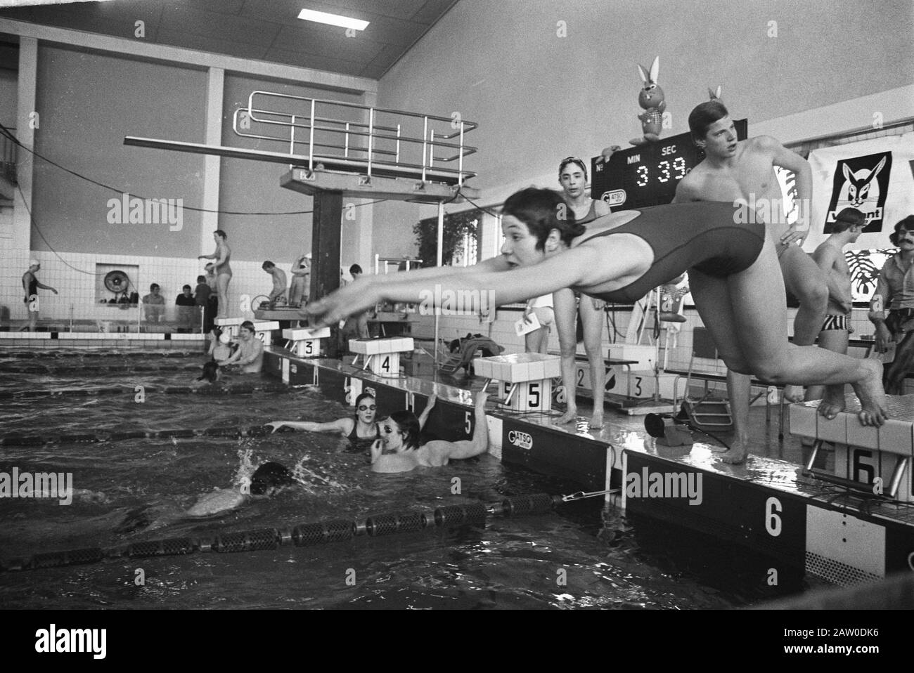 National Winter Swimming Championships in The Hague Date: April 7, 1973 ...
