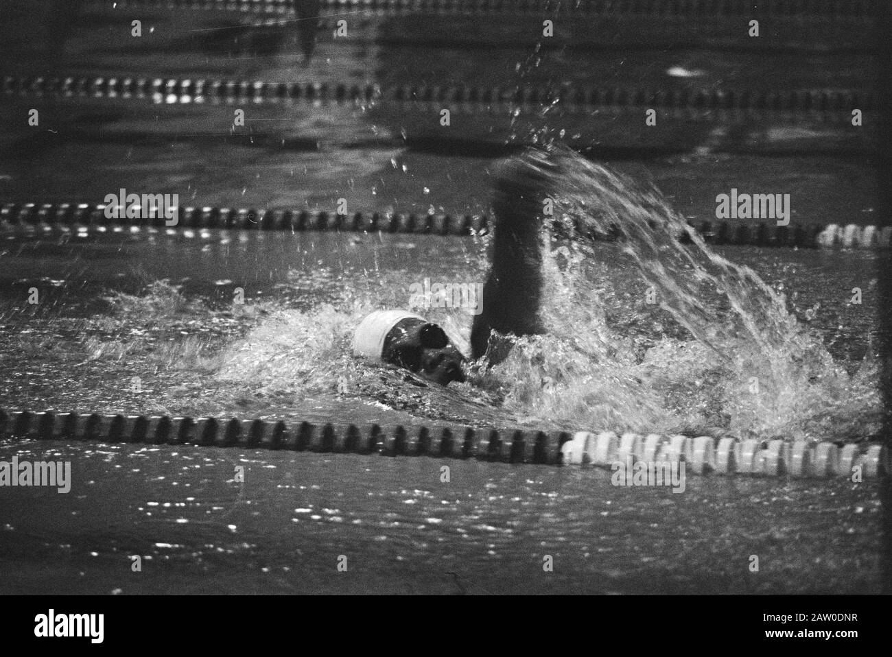 National swimming championships Amersfoort; Enith Brigith in action ...