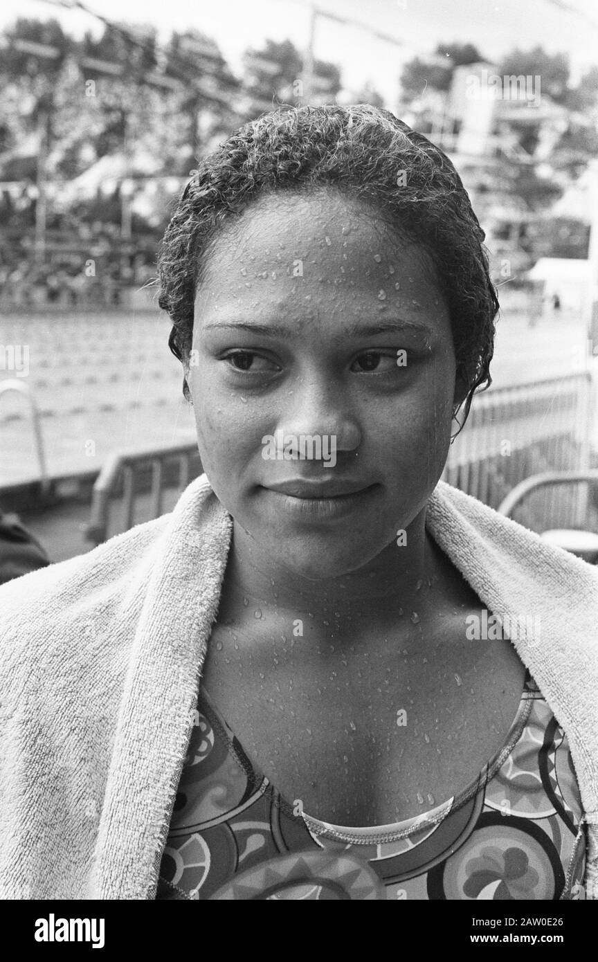 National swimming championships in Utrecht, Enith Brigith (head) Date ...