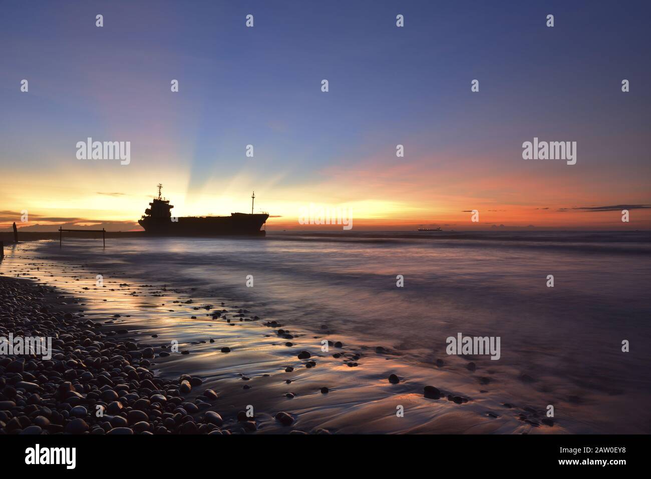 ship on sea Stock Photo - Alamy