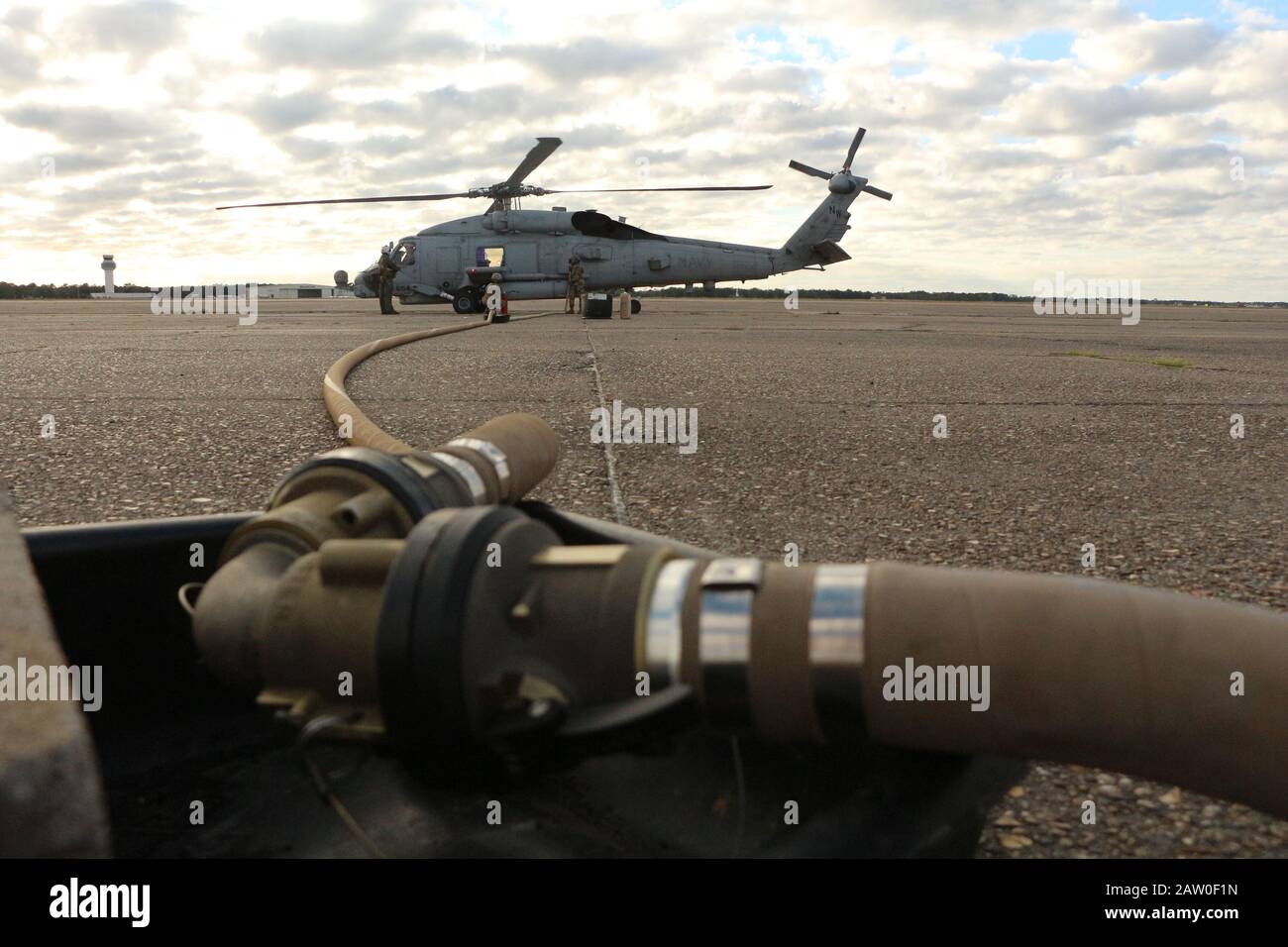 The crew of an MH-60R Seahawk, assigned to Helicopter Maritime Strike ...