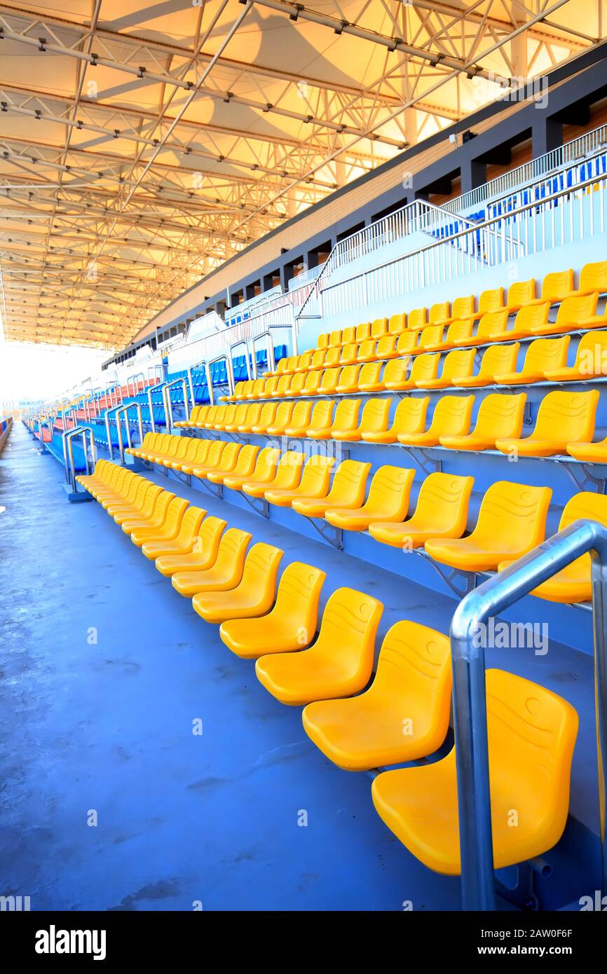 The stadium chairs Stock Photo - Alamy