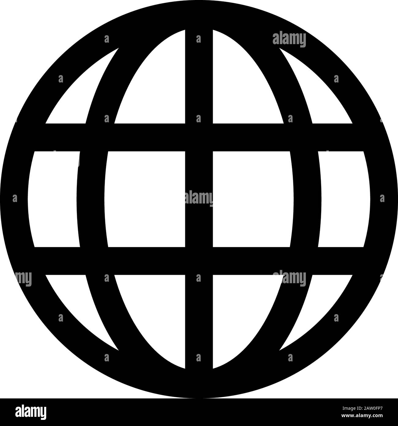 Globe icon design template vector Stock Vector Image & Art - Alamy