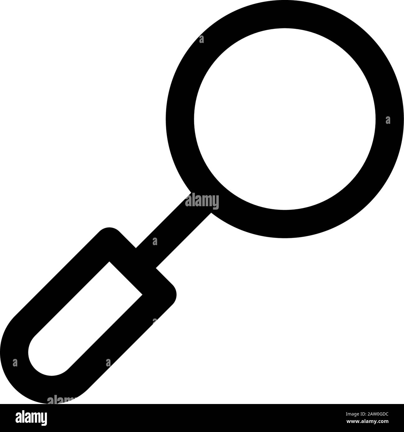 Magnifying icon design template vector Stock Vector Image & Art - Alamy