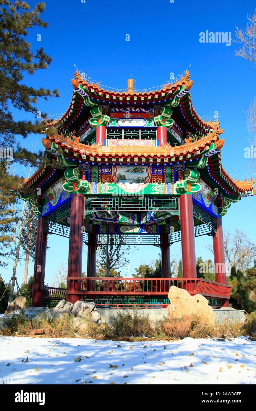 China's traditional pavilions Stock Photo - Alamy