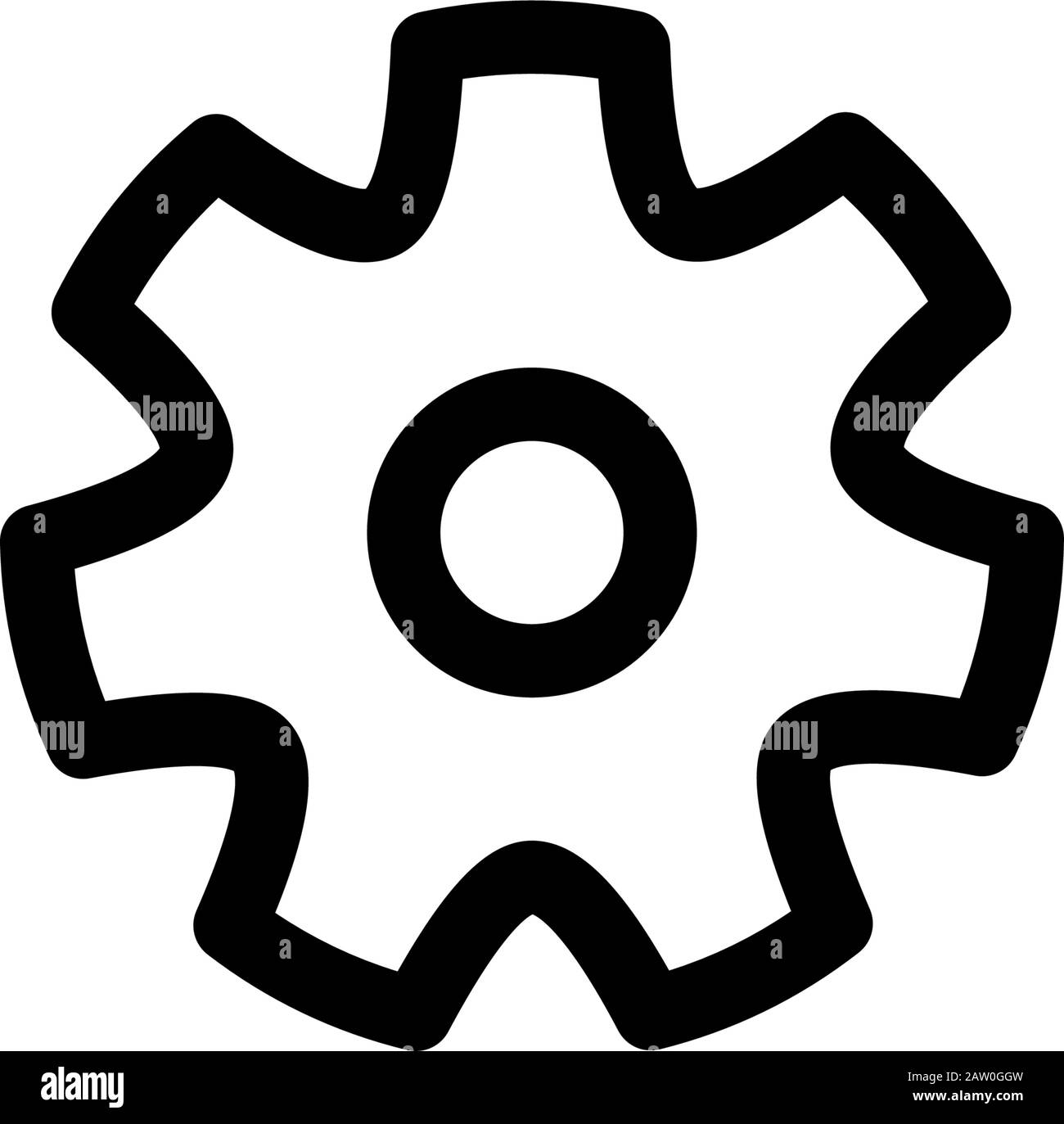 Gear icon Stock Vector Images - Alamy
