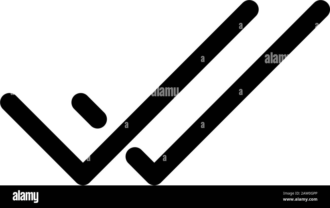 Check icon design template vector Stock Vector Image & Art - Alamy