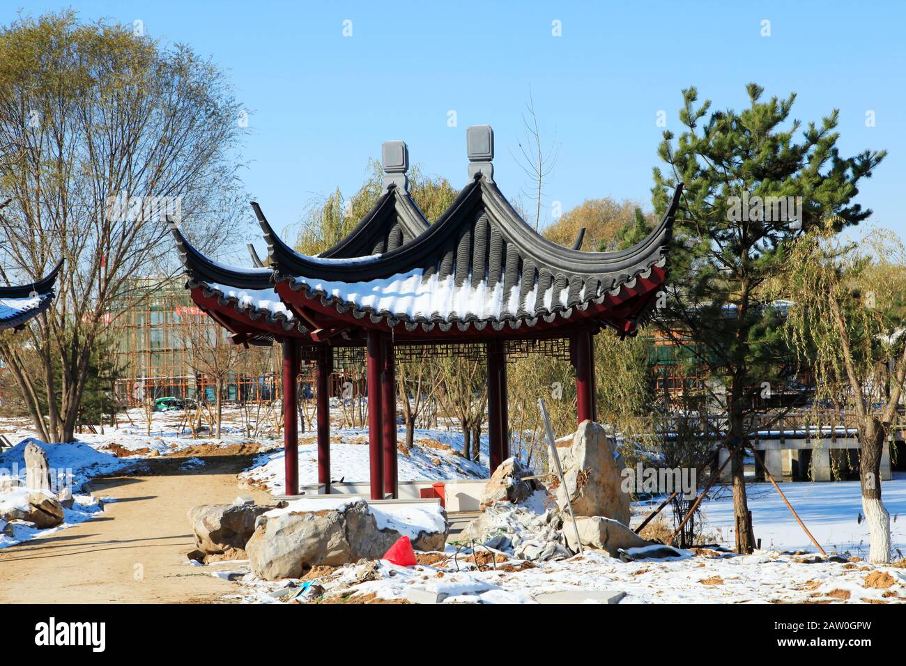 China's traditional pavilions Stock Photo - Alamy