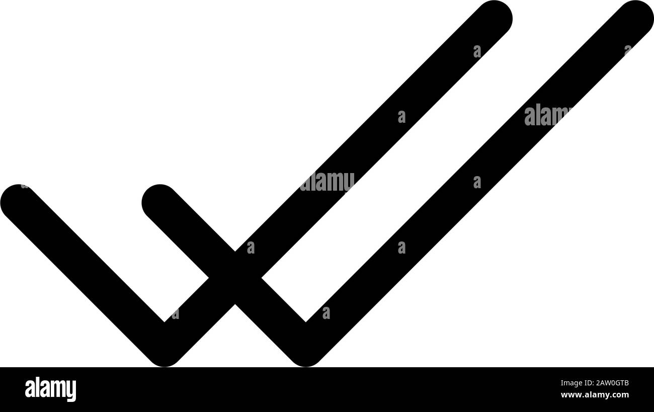 Check icon design template vector Stock Vector Image & Art - Alamy