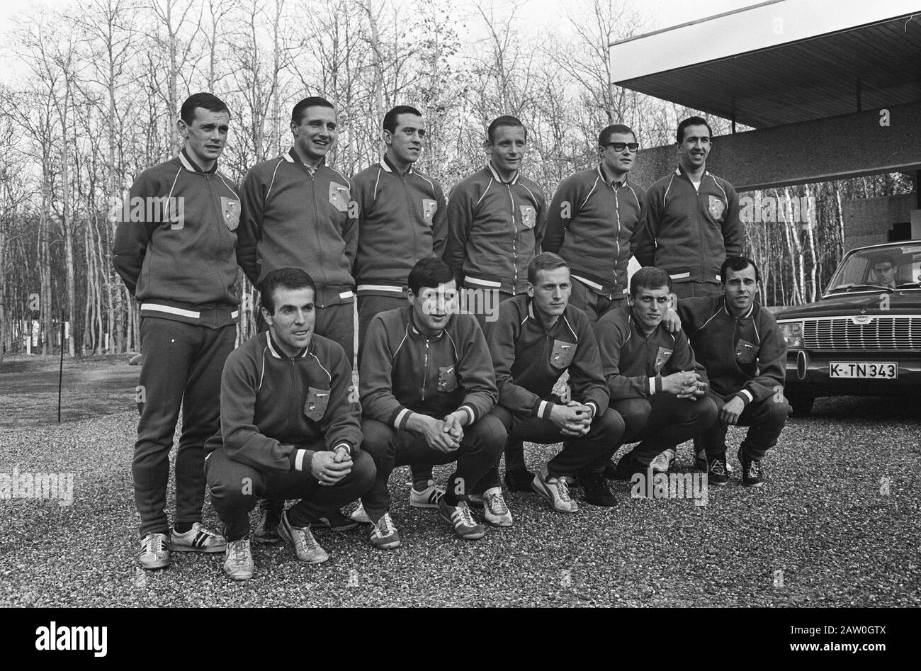 Dutch team against West Germany: Pijs, Veldhoen, Writers, Franssen ...