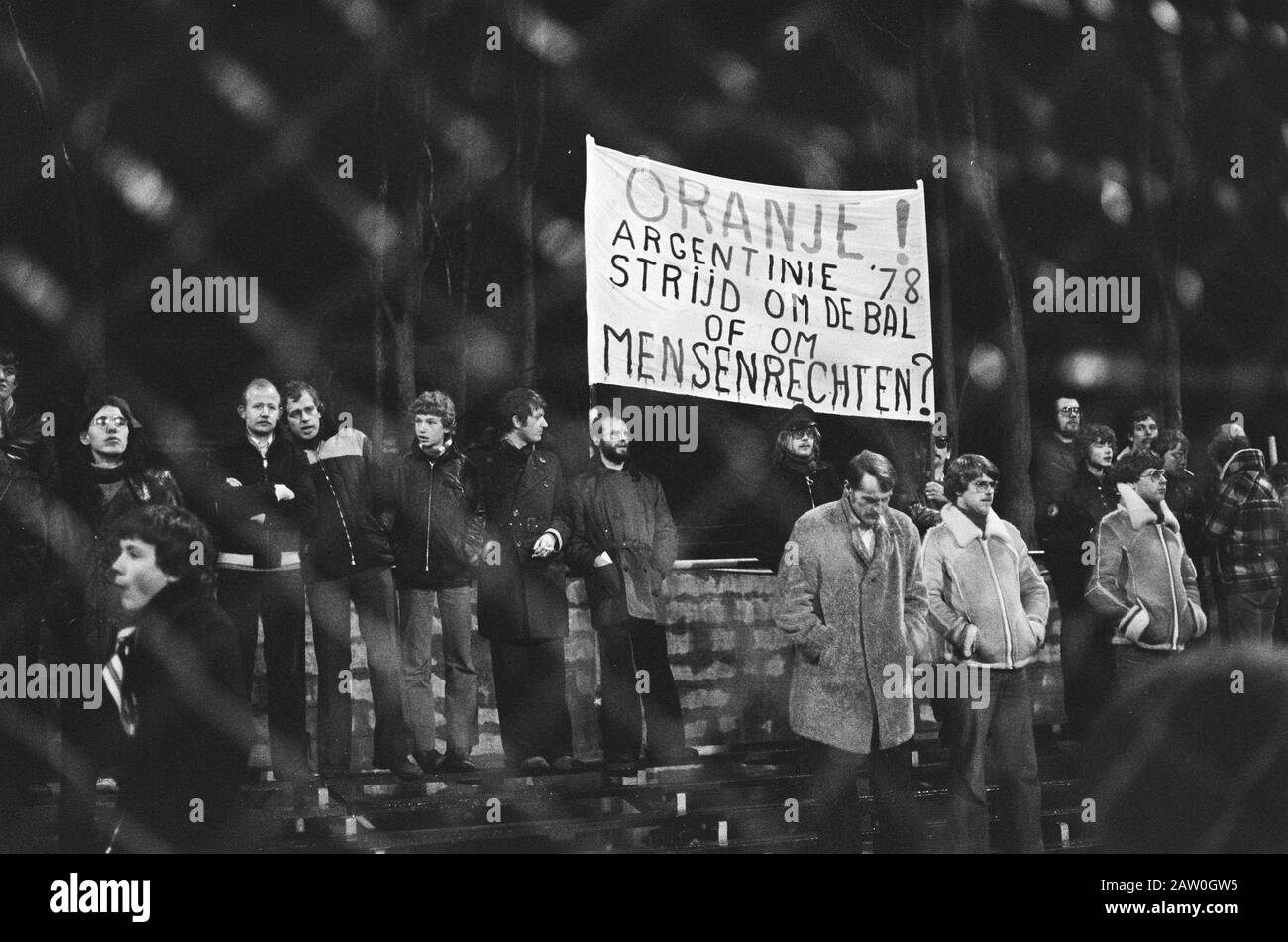 Soccer crowd banner Black and White Stock Photos & Images - Alamy
