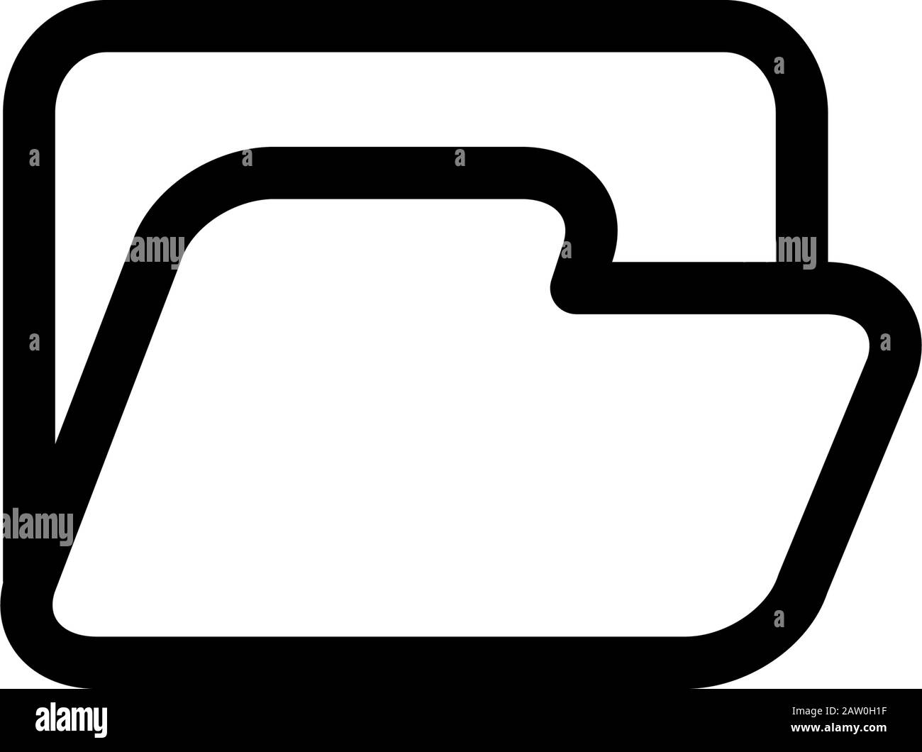 Paper folder template Stock Vector Images - Alamy