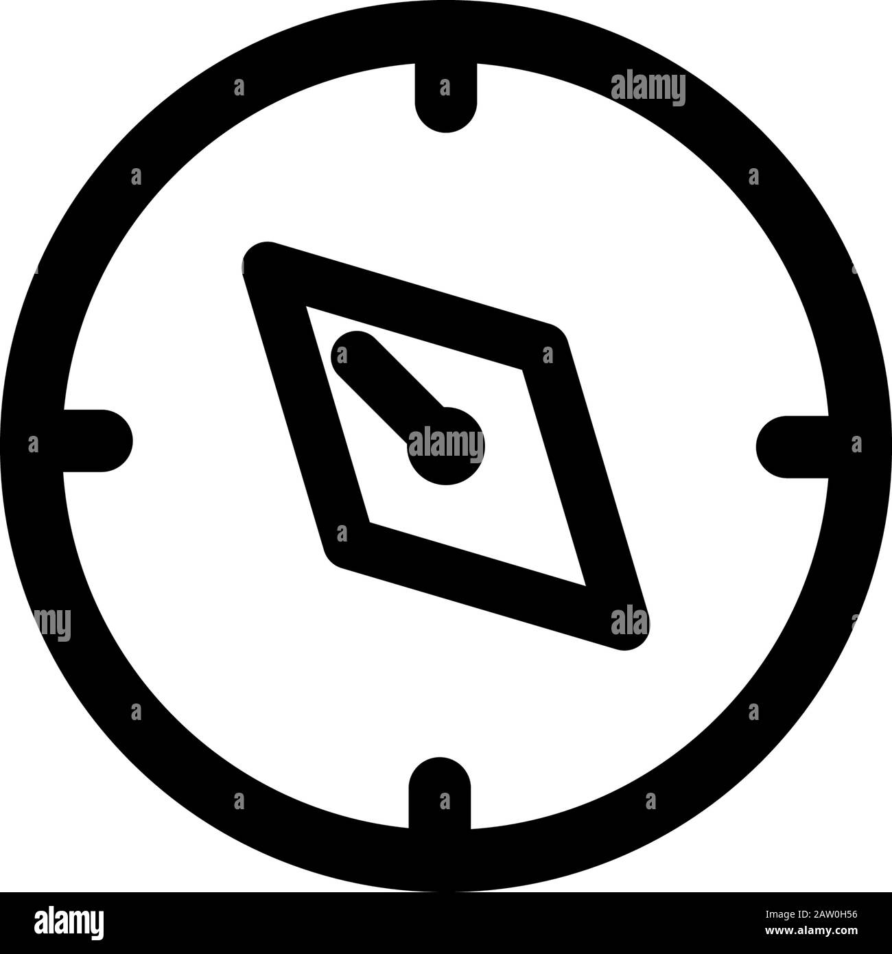 Compass icon design template vector Stock Vector Image & Art - Alamy