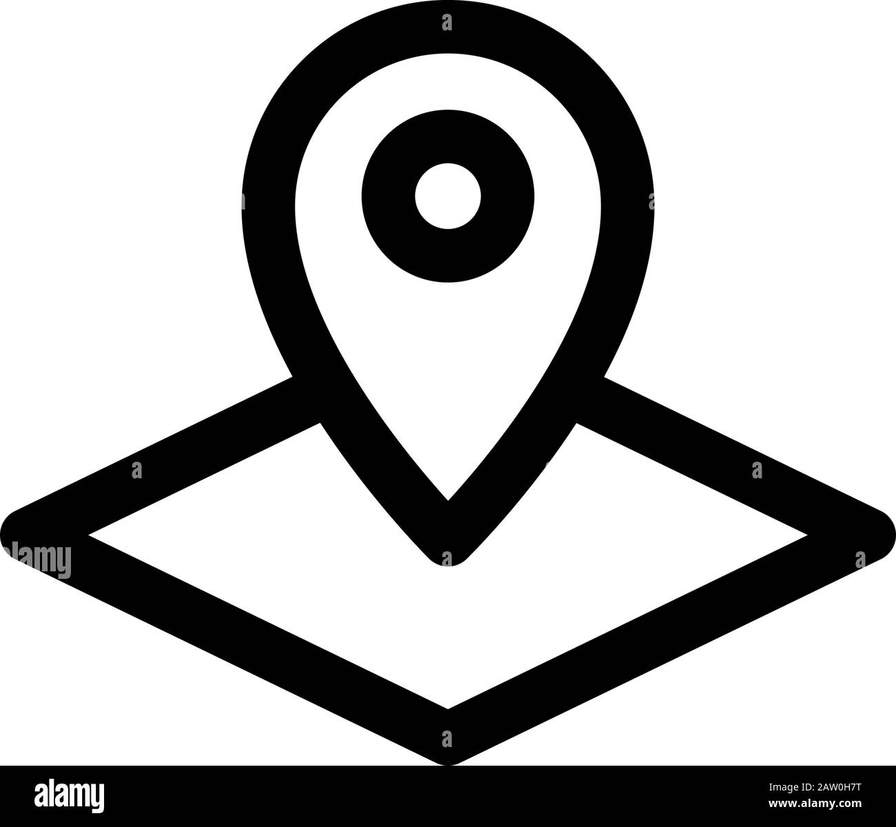 map pin icon design template vector Stock Vector Image & Art - Alamy